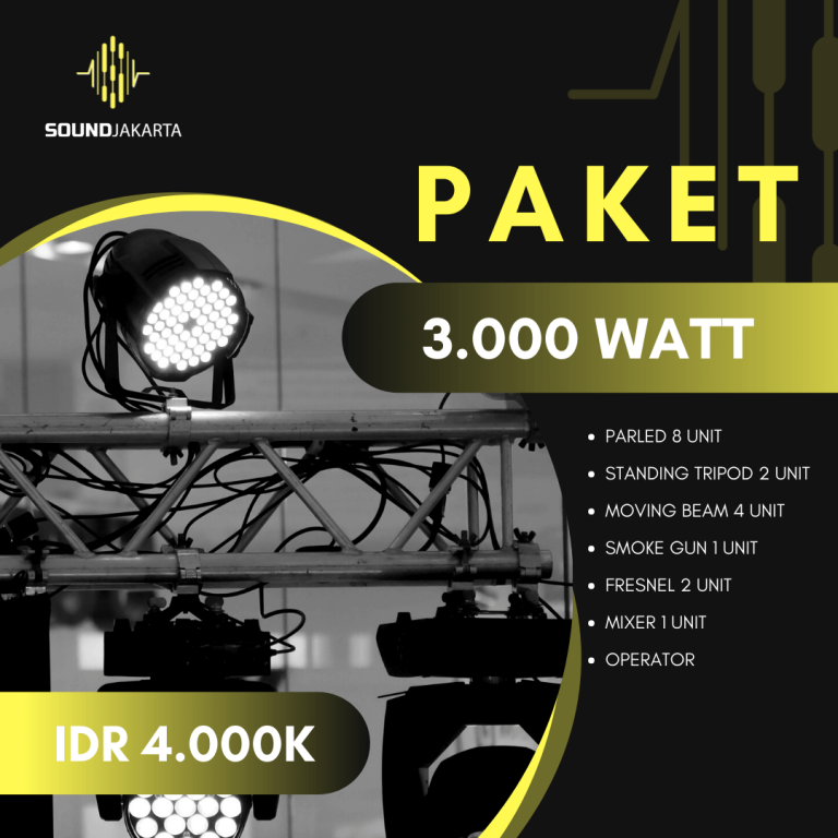 Harga Sewa Lighting Panggung Jakarta & Tangsel (Murah)