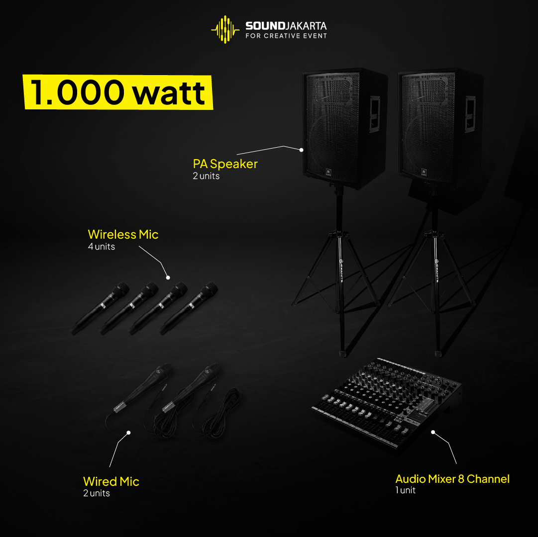 Price List / Daftar Harga Sewa Sound System, Band, Live Stream, & Lighting